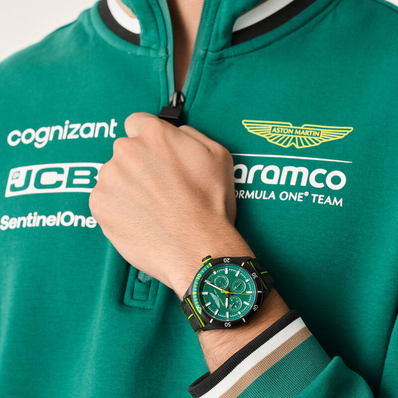 Shop | Silicone Strap Watch black | Aston Martin F1 Team