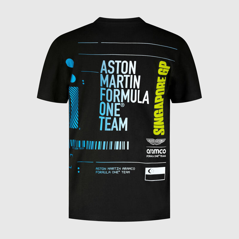 Shop | 2025 Singapore GP T-shirt black | Aston Martin F1 Team